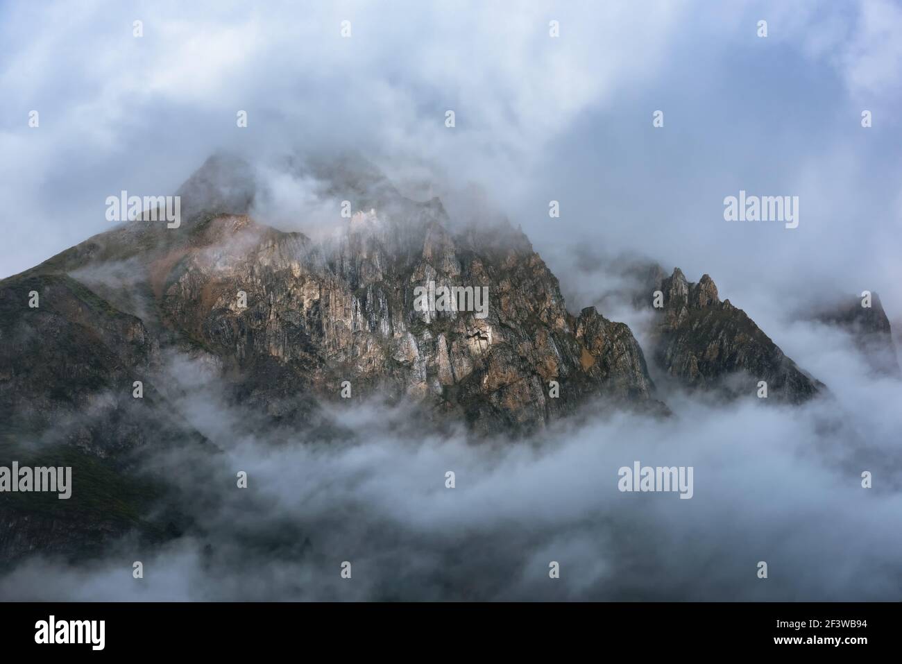 Rainy atmosphere cliff in hi-res stock photography and images - Alamy