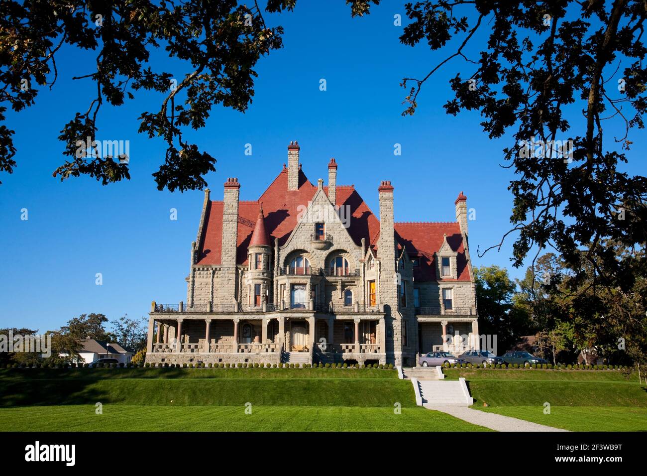 Craigdarroch Castle, Victoria, Vancouver Island, British Columbia Stock ...