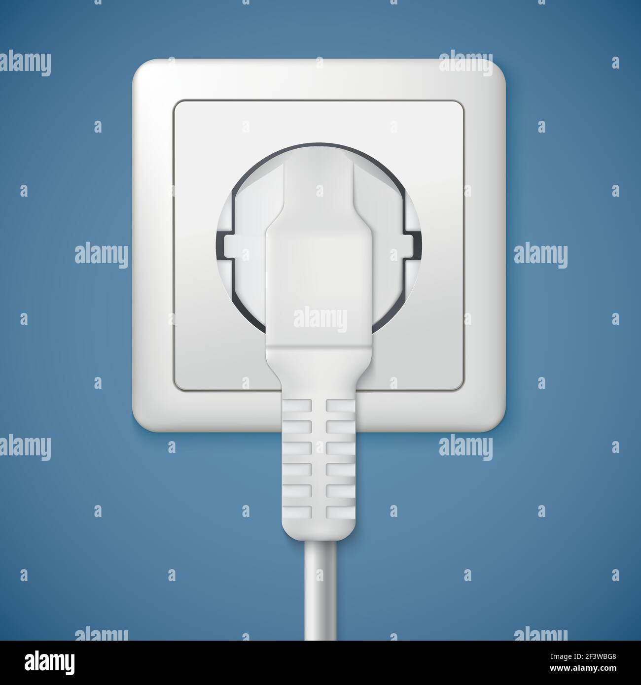 Electrical outlet with plug Stock Vector Image & Art - Alamy