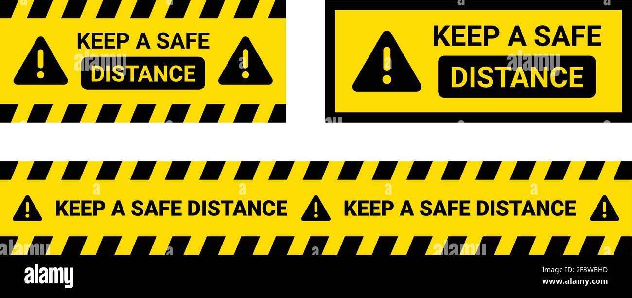 Prevention distance Stock Vector Images - Alamy