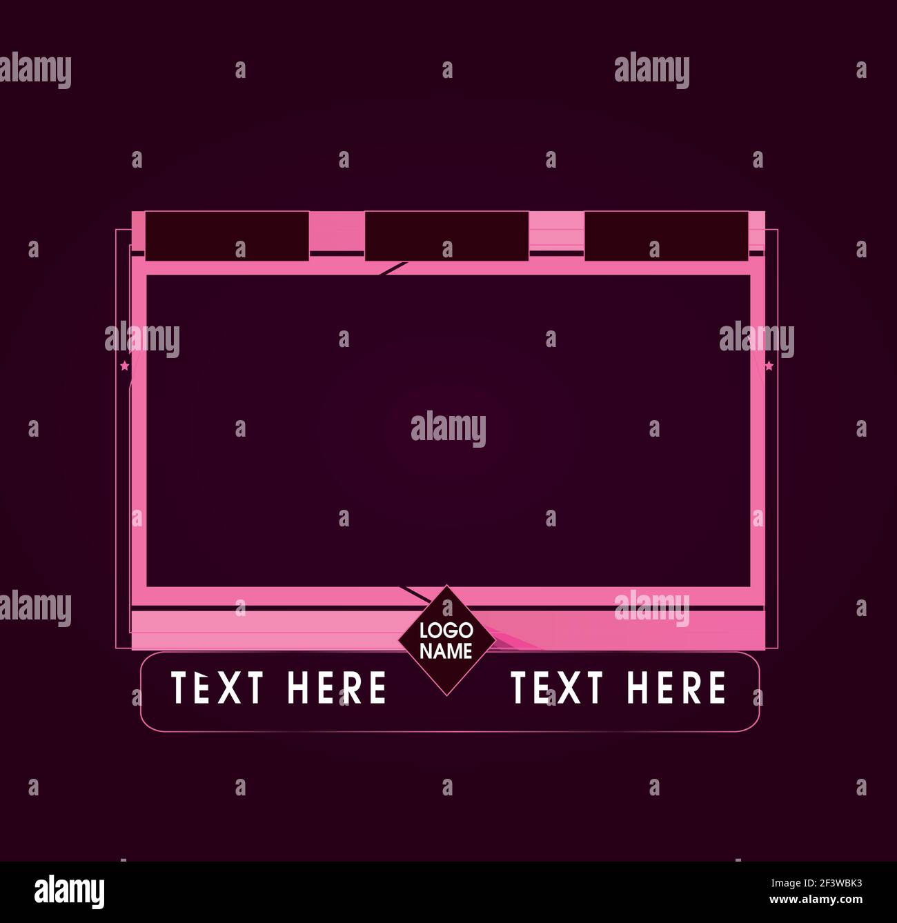 Twitch overlays hi-res stock photography and images - Alamy