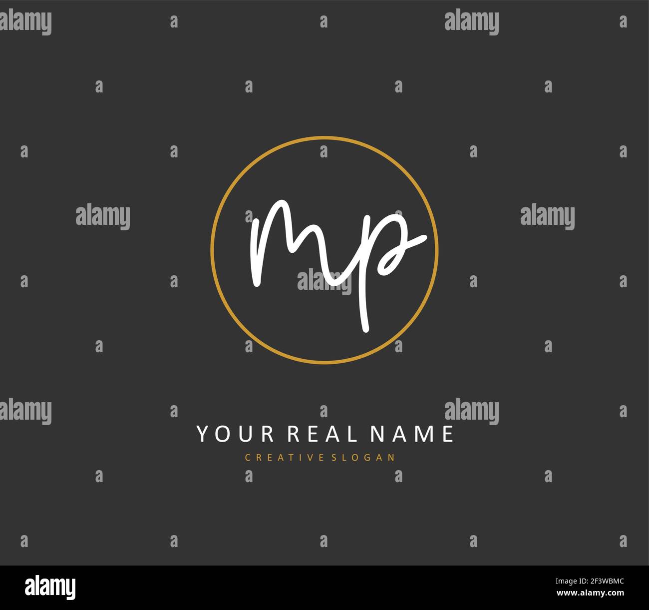 Initial mp logo Stock Vector Images - Alamy