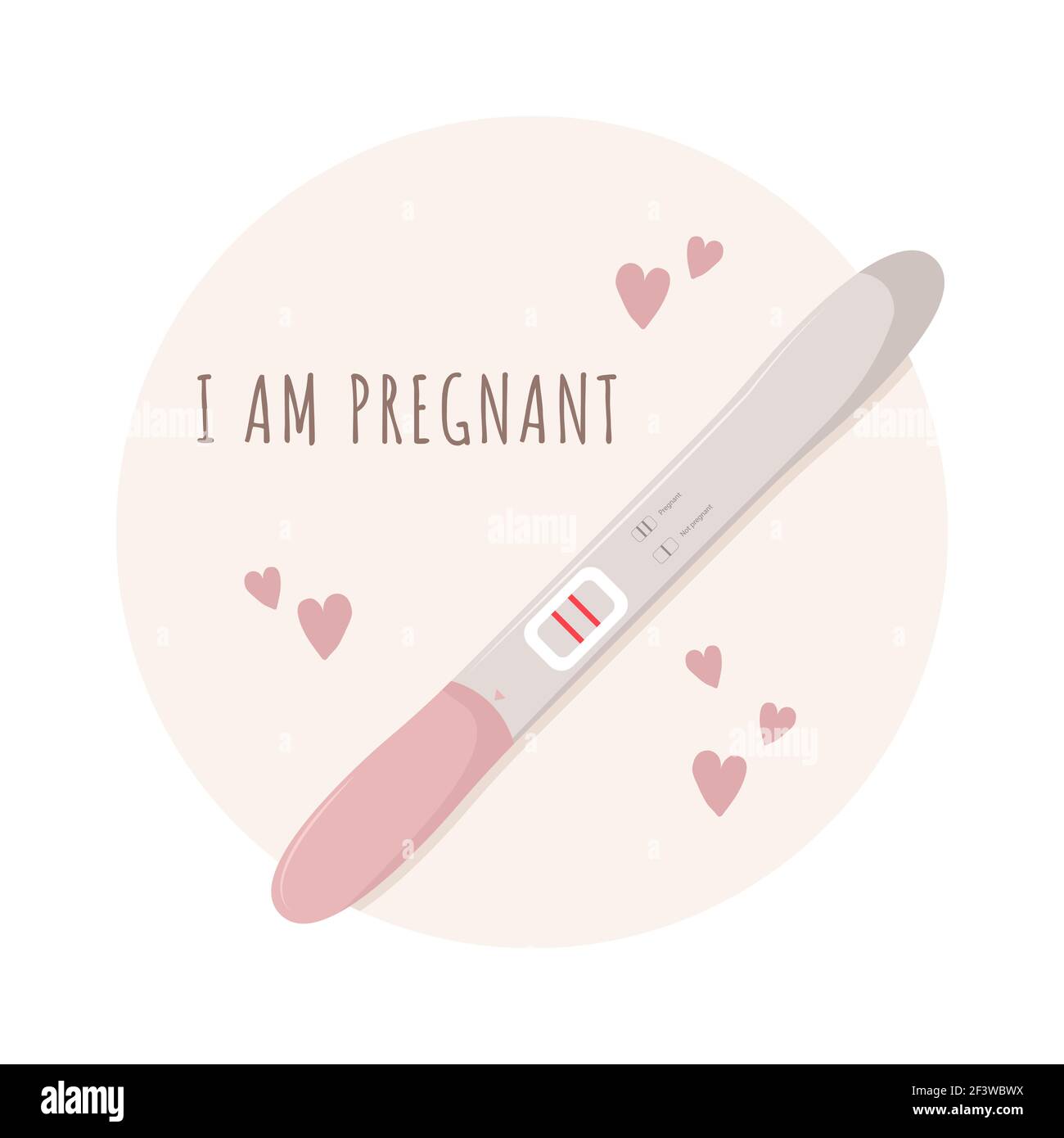 Positive pregnancy test. I am pregnant. Planning baby and motherhood ...