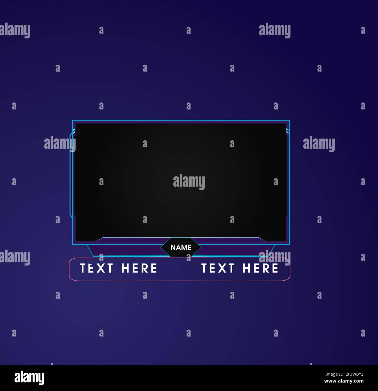 face cam, web camera, webcam, game, streaming panels, screens and ...