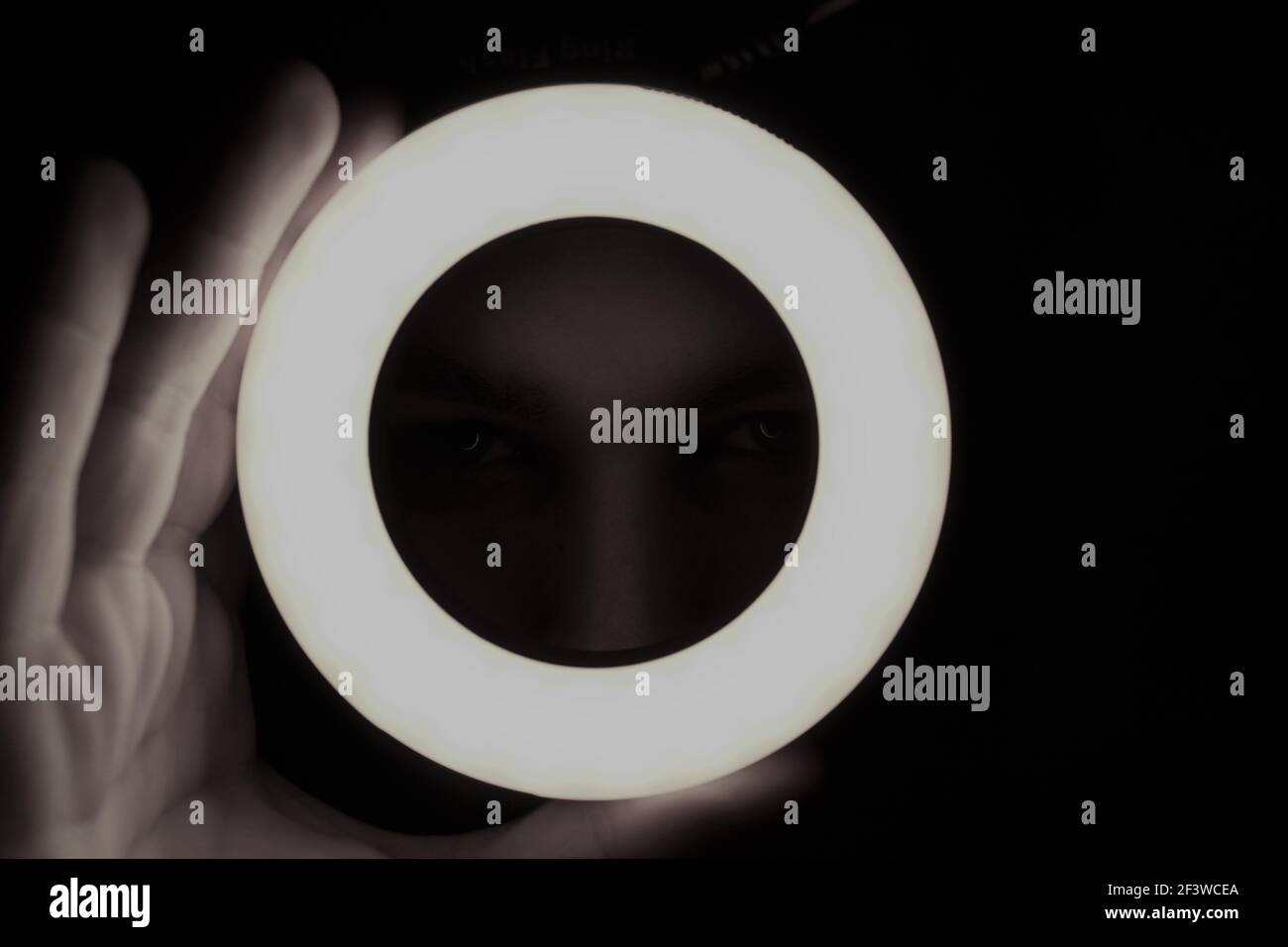 What can I really say, the flash rings are amazing Stock Photo - Alamy