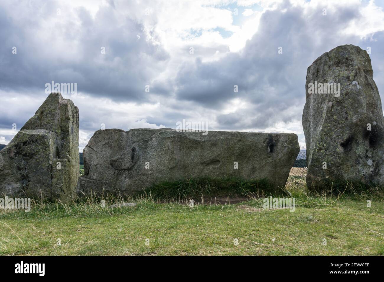 Tomnaverie Recumbent Stone Circle, a Bronze Age historic ancient ...