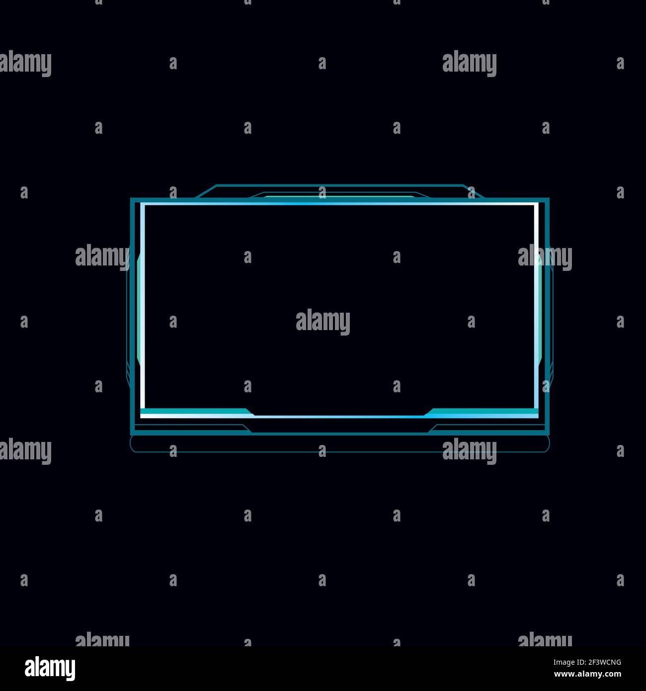 Gaming overlay panel vector vectors hi-res stock photography and images ...