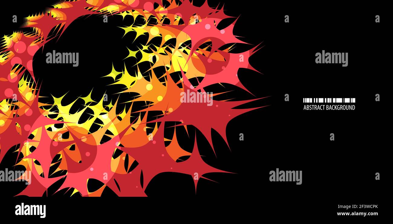 Abstract display of shapes Stock Vector Images - Alamy