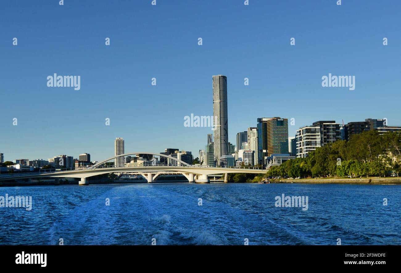 The Infinity tower in Brisbane's Central business district Stock Photo ...
