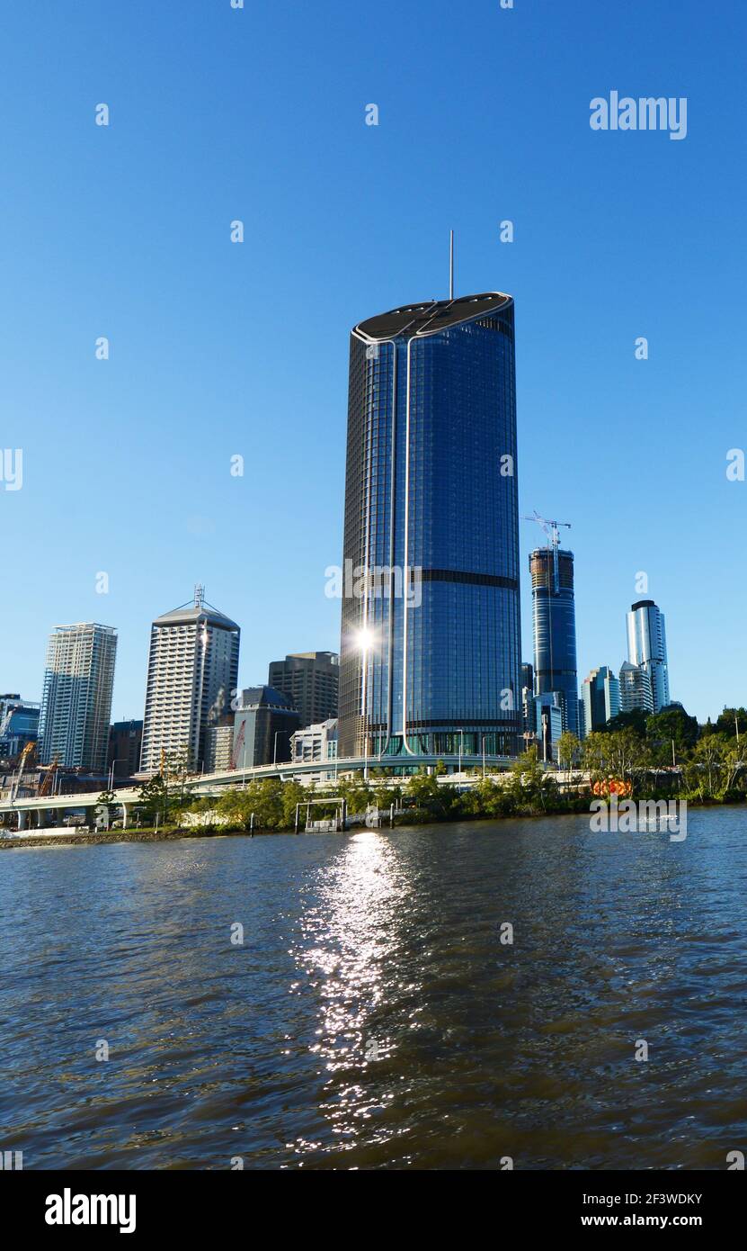 The 1 William street skyscraper in Brisbane, Queensland, Australia ...