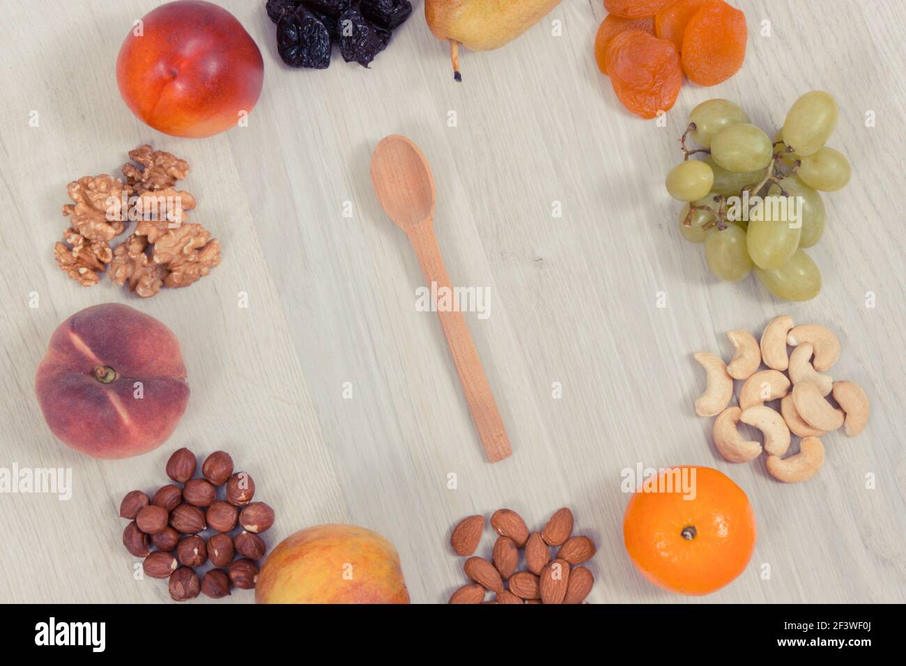 Fresh healthy nutritious food as source vitamins, dietary fiber and ...