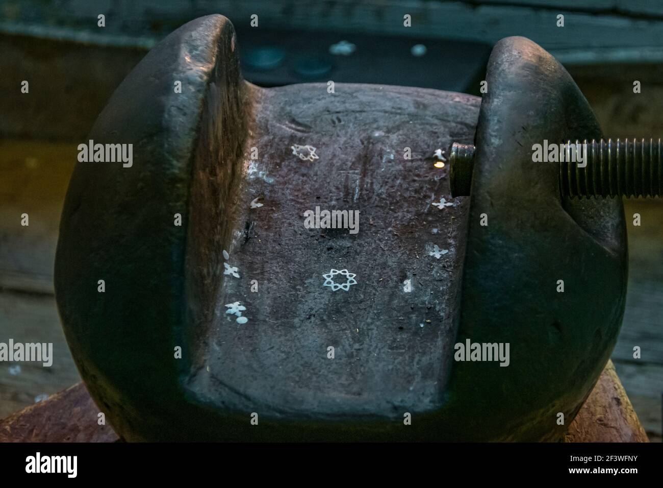 Work of the Art of Damascene of Toledo Stock Photo - Alamy