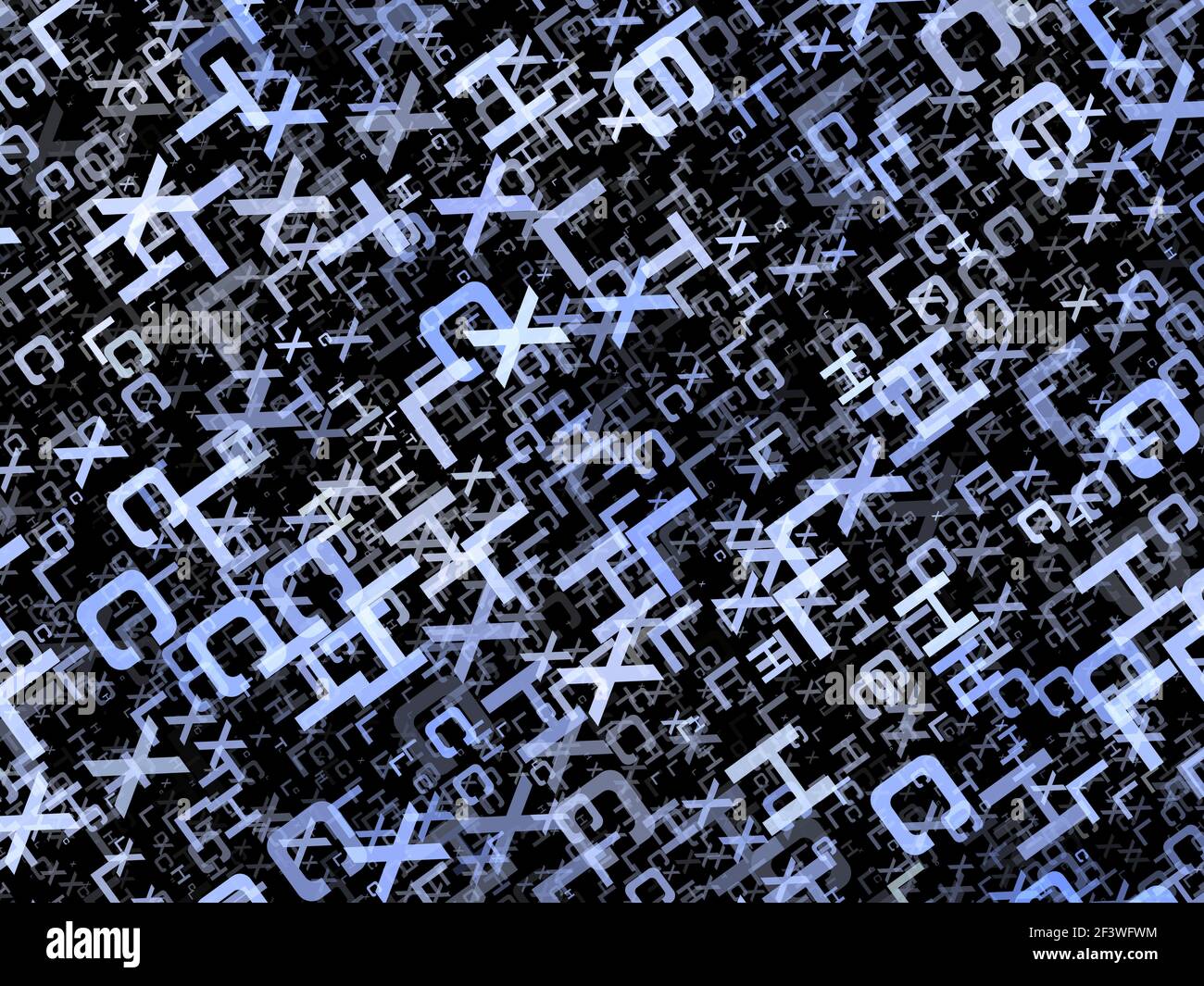 heap of abstract flying alphabet letters Stock Photo - Alamy