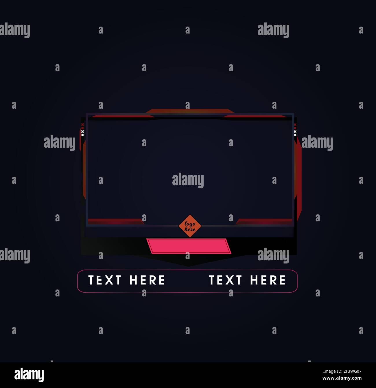 Streaming panel overlay hi-res stock photography and images - Alamy