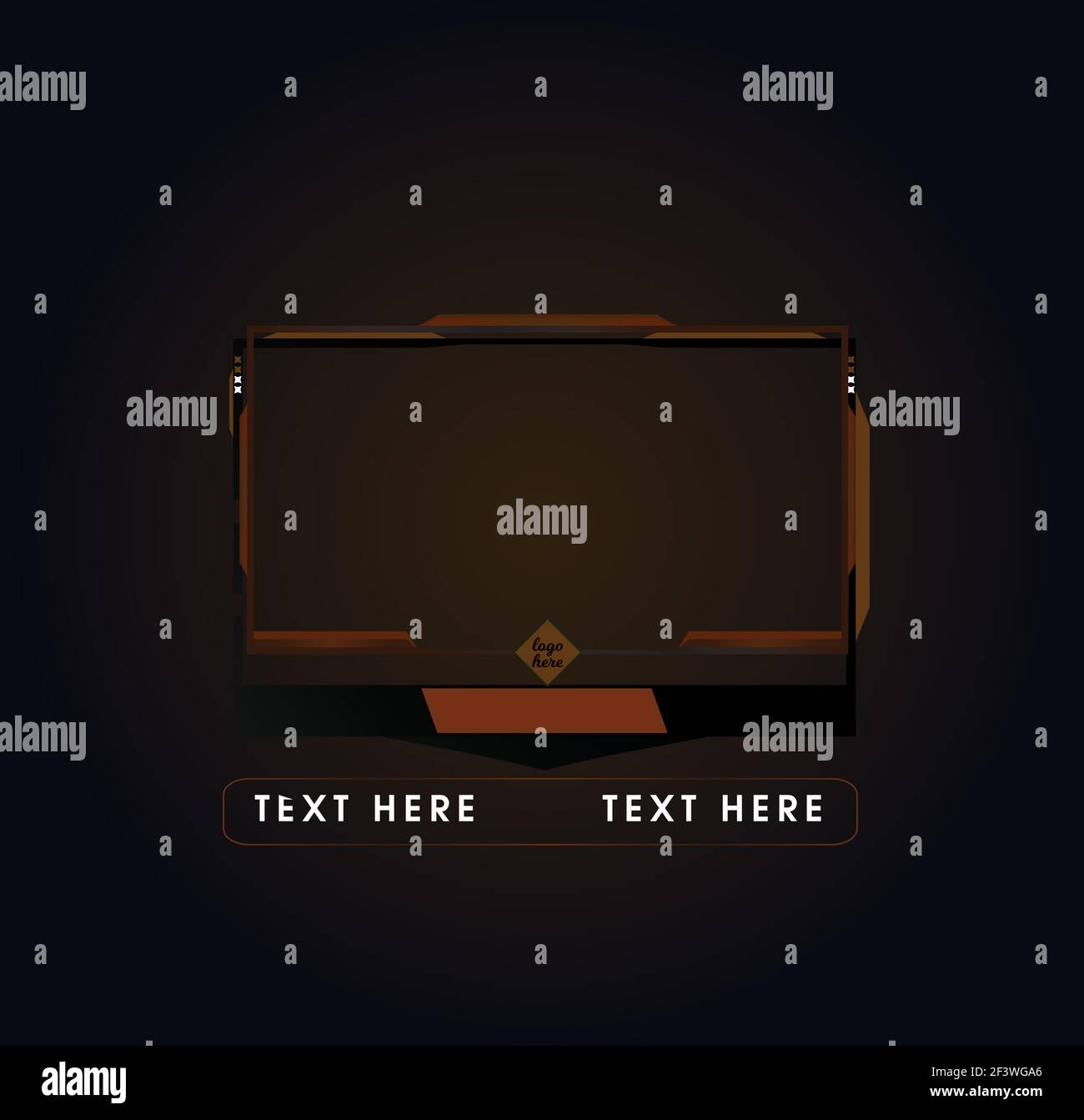 Streaming frame design vector vectors hi-res stock photography and ...