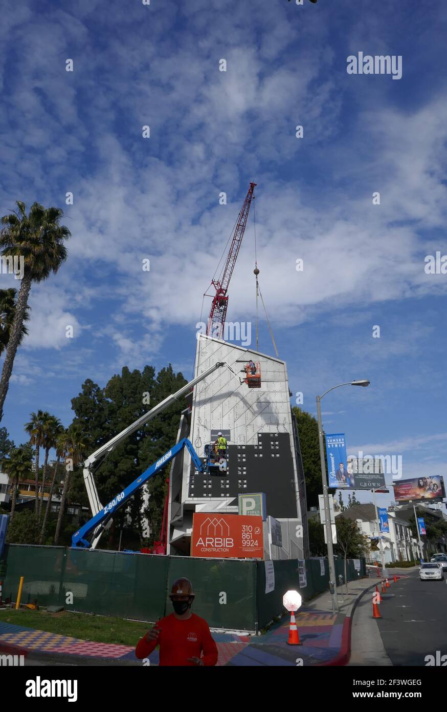 West Hollywood, California, USA 17th March 2021 A general view of ...