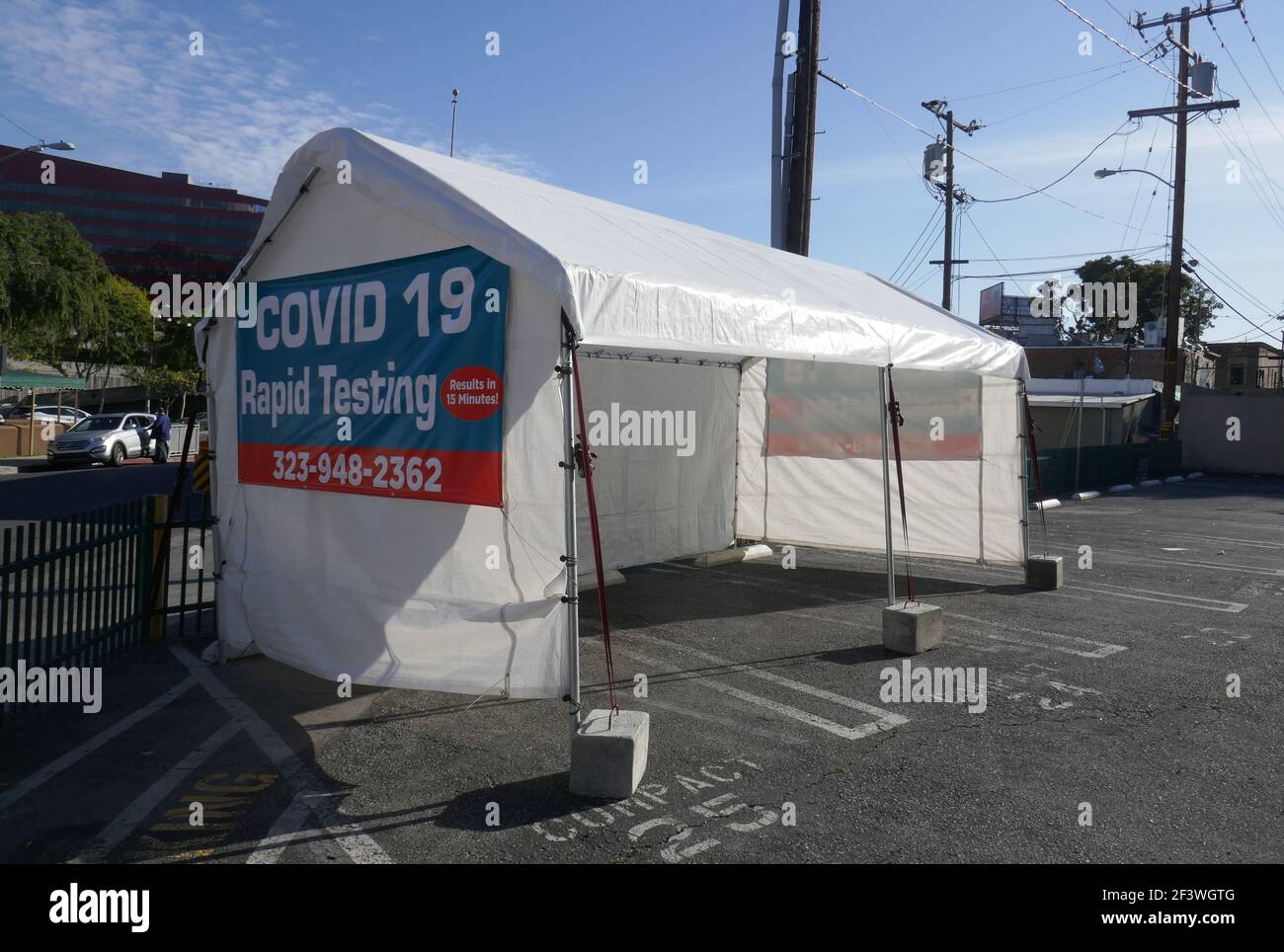 West Hollywood, California, USA 17th March 2021 A general view of Covid ...