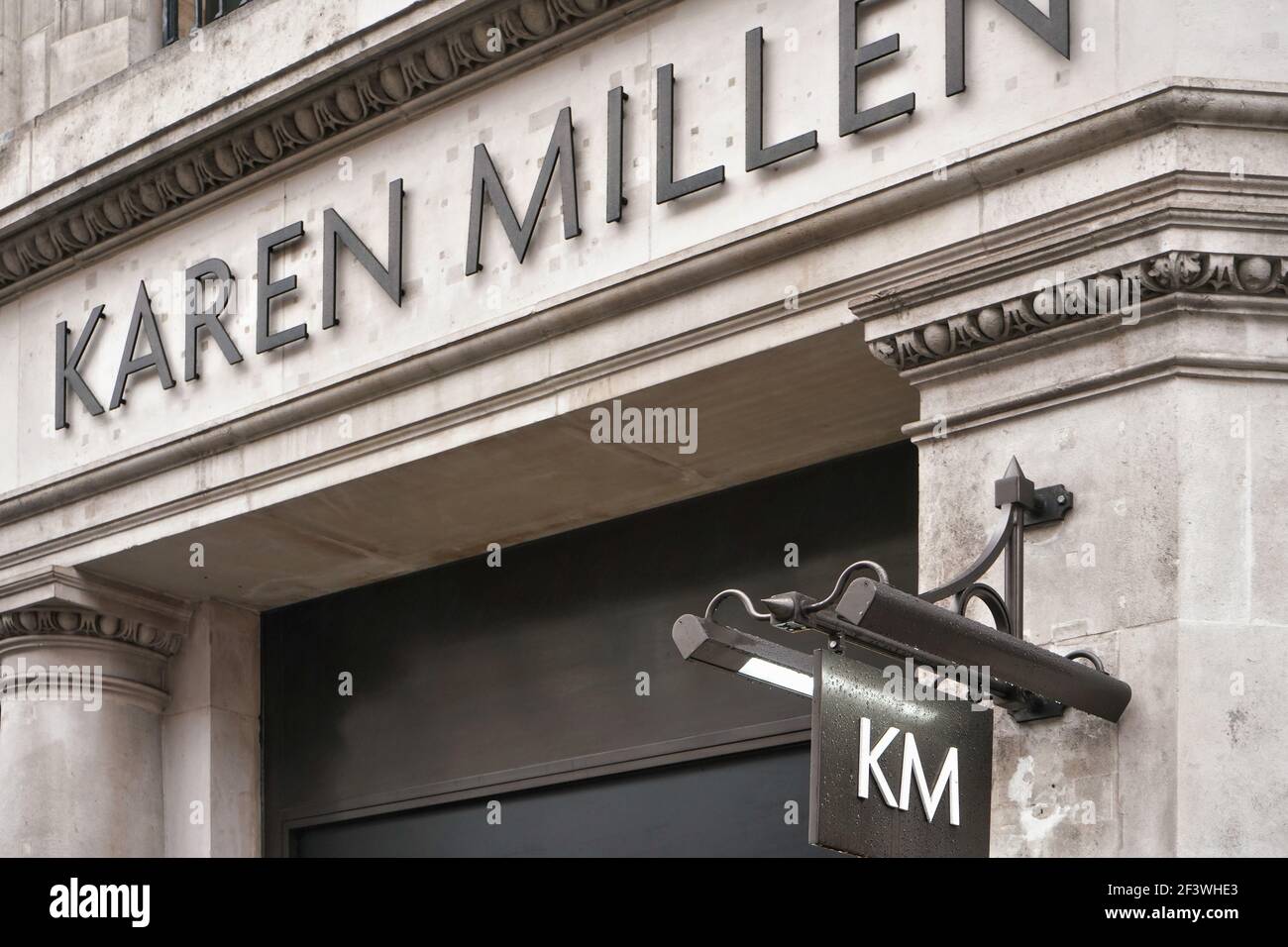 Km brand logo hi-res stock photography and images - Alamy