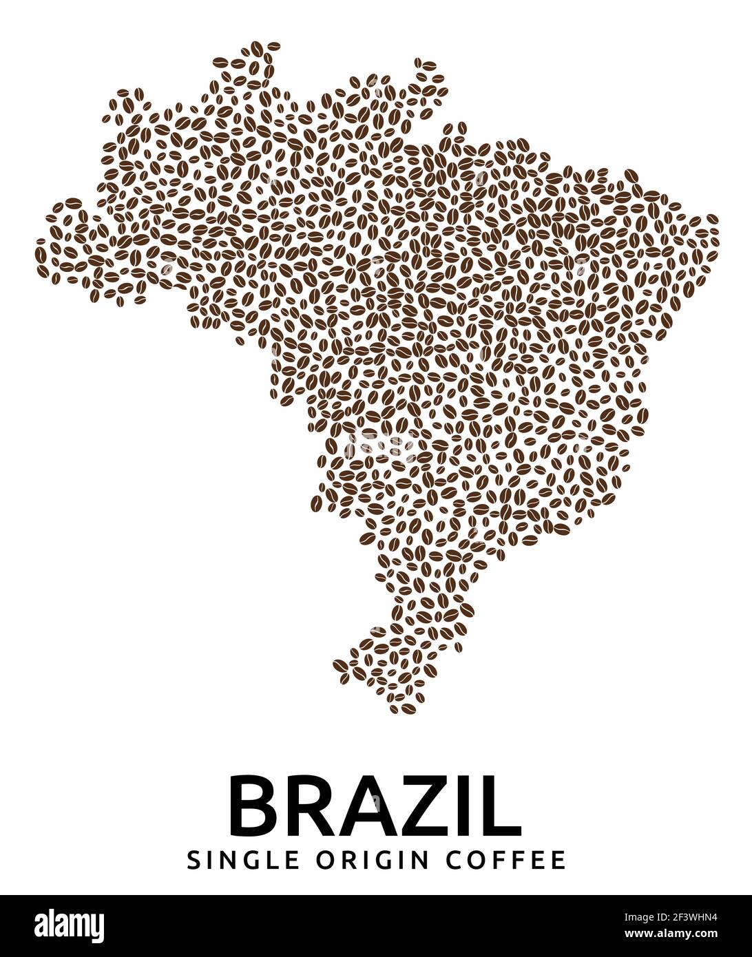 Single origin coffee map hi-res stock photography and images - Alamy