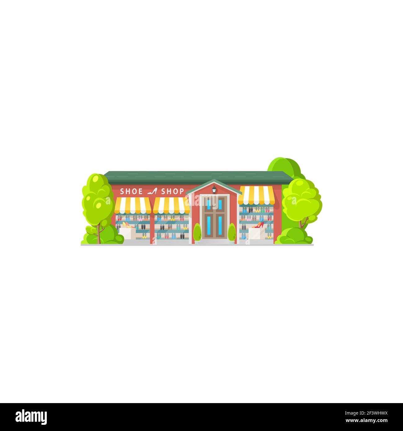 Isolated shoe store building hi-res stock photography and images - Alamy