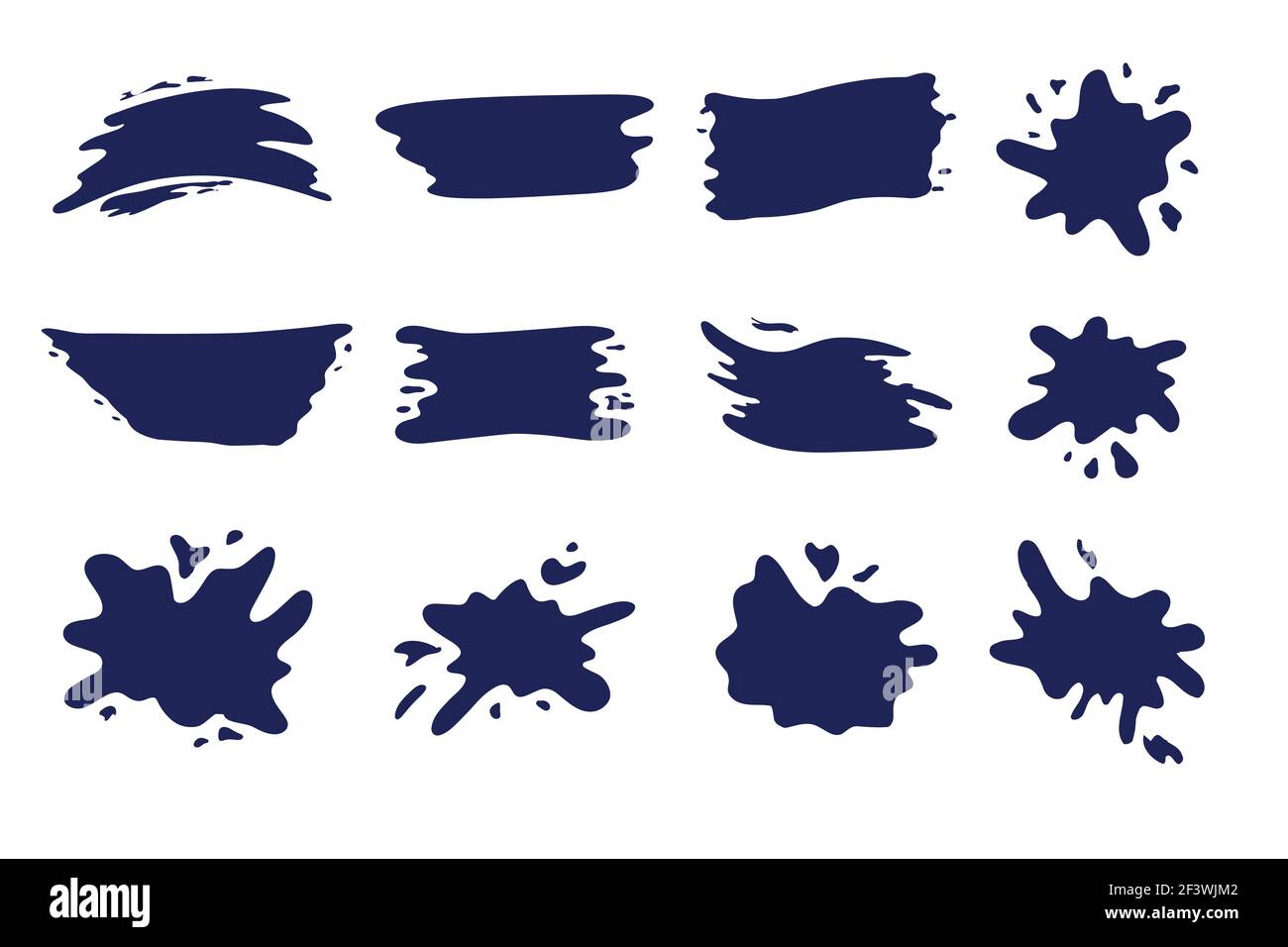 Splatter Banner Vector Graphics