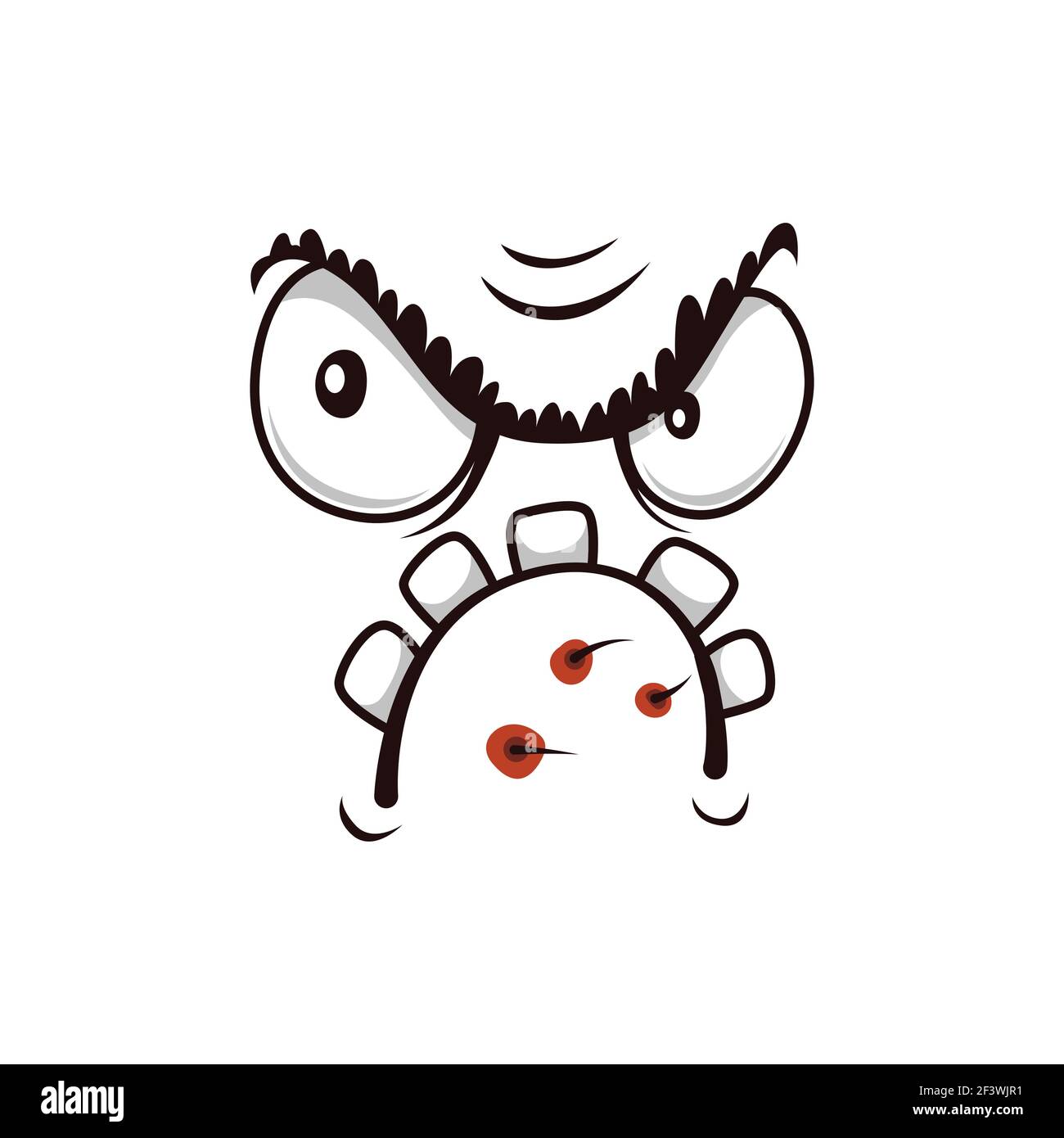 Frowning Stock Vector Images - Alamy