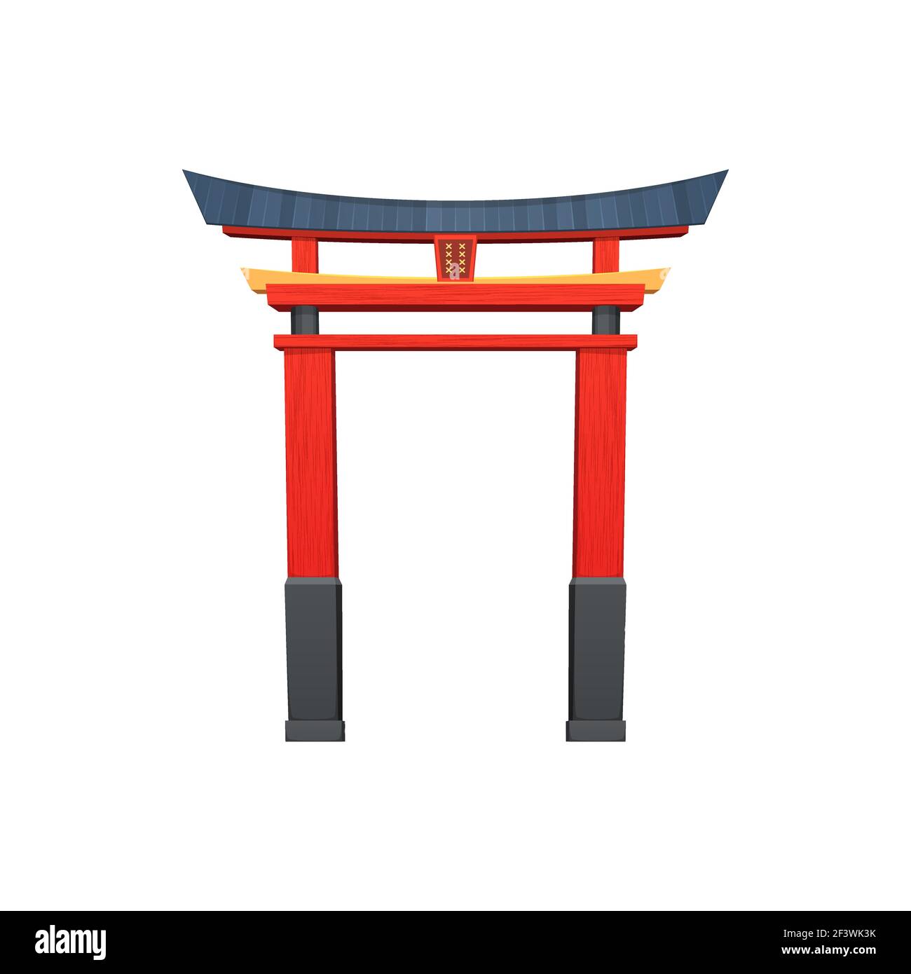 Torii gate vector vectors Cut Out Stock Images & Pictures - Alamy