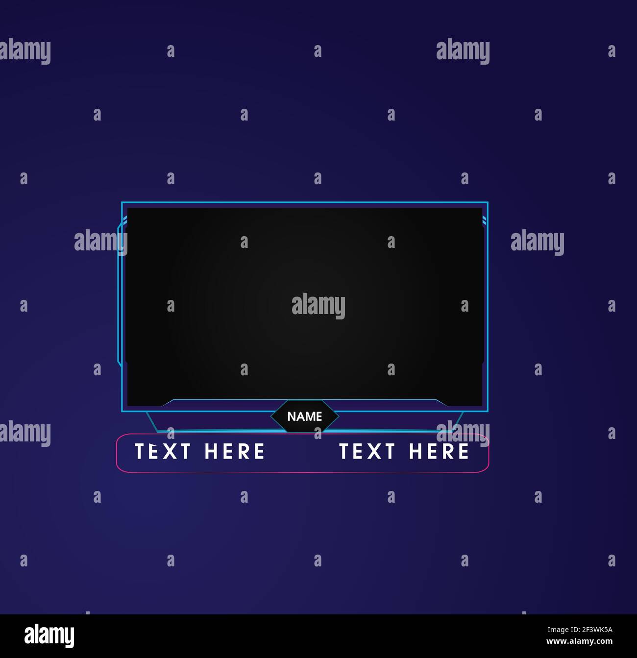 face cam, web camera, webcam, game, streaming panels, screens and ...