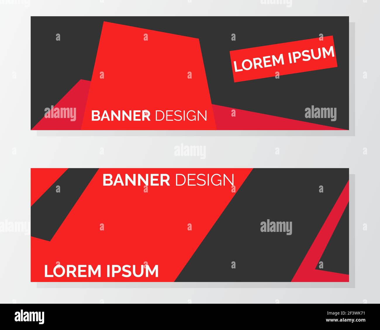 Banner template vector Stock Vector Images - Alamy