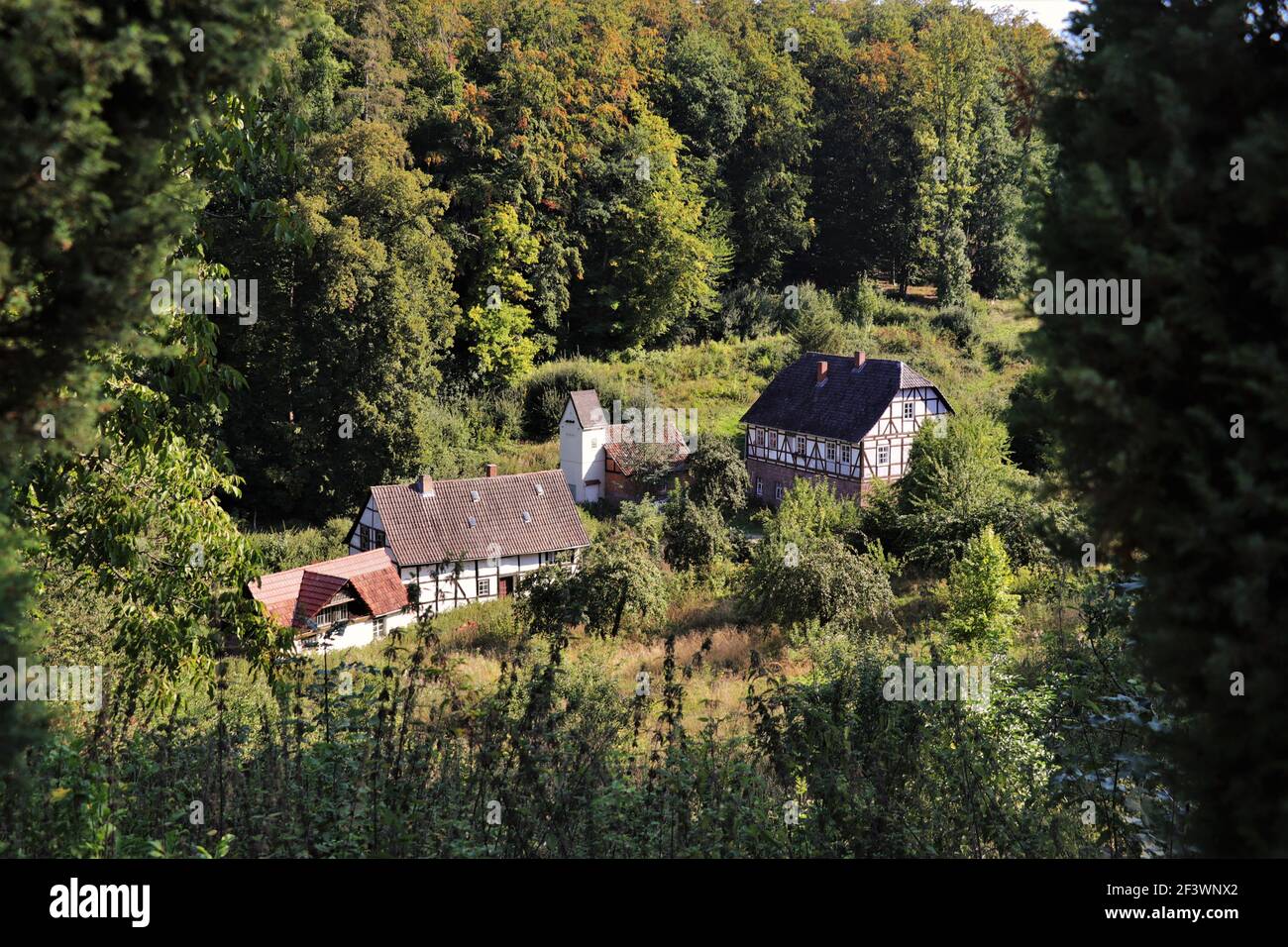 German countryside village hi-res stock photography and images - Alamy