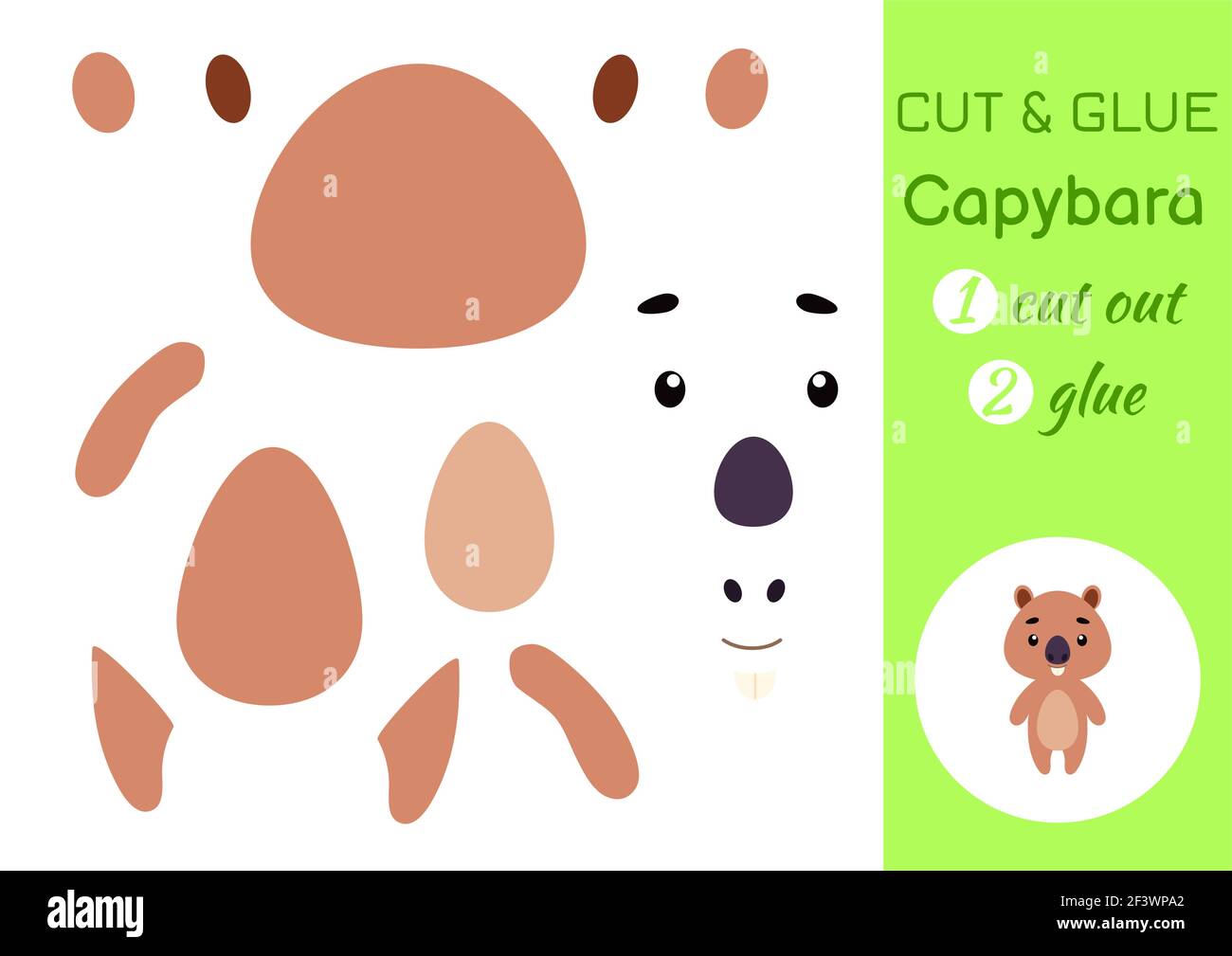 Capybara isolated Stock Vector Images - Alamy