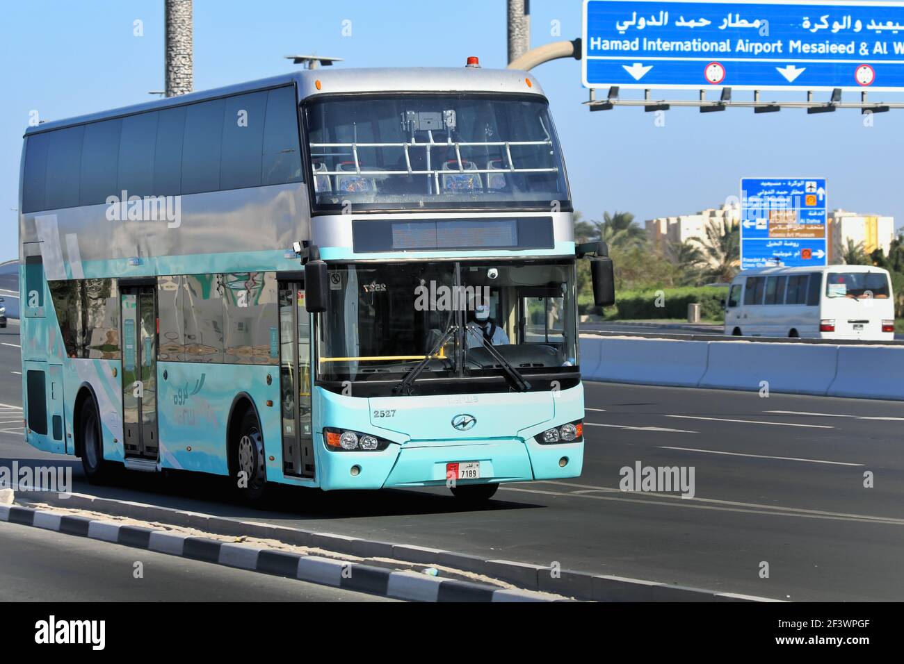 A view of Public Transportation Bus which connects all the major ...