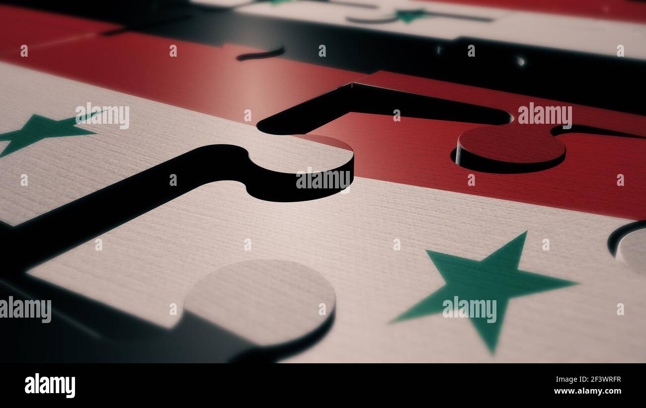 Syria map 3d hi-res stock photography and images - Alamy