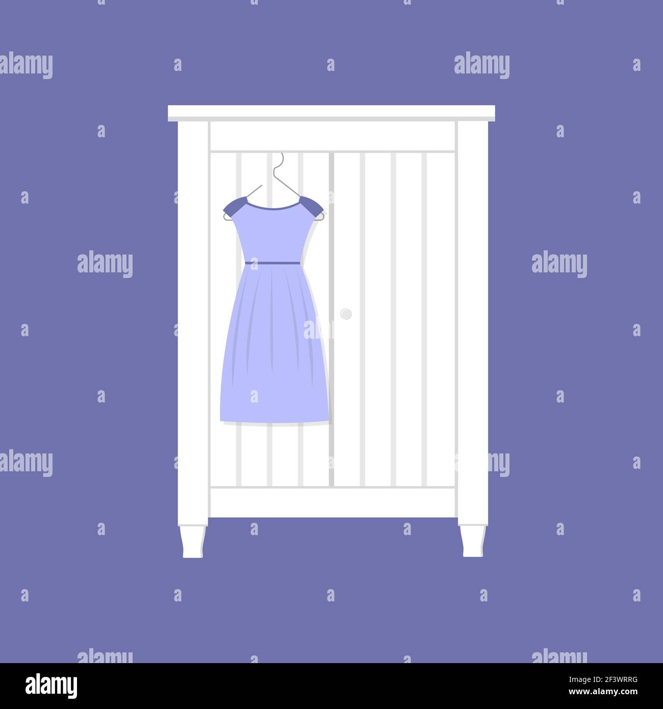 White door hanger on Stock Vector Images - Alamy
