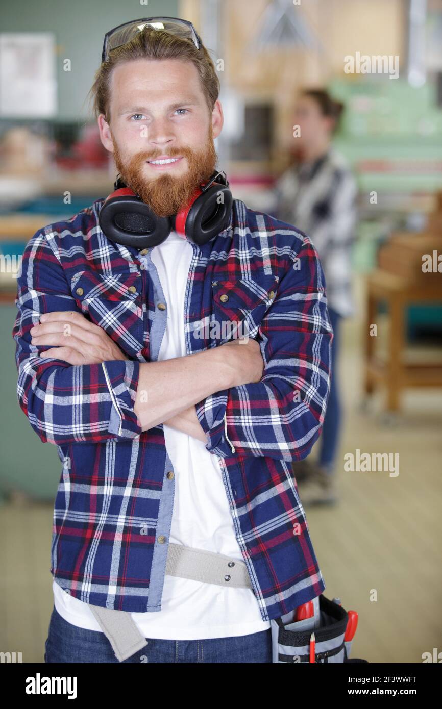 portrait of a labor man Stock Photo - Alamy