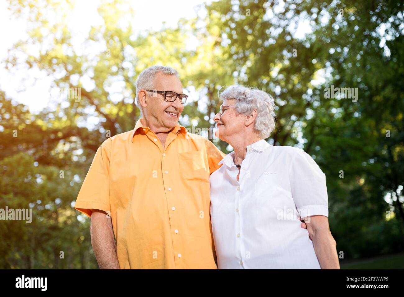 Beautiful senior woman handsome man hi-res stock photography and images ...