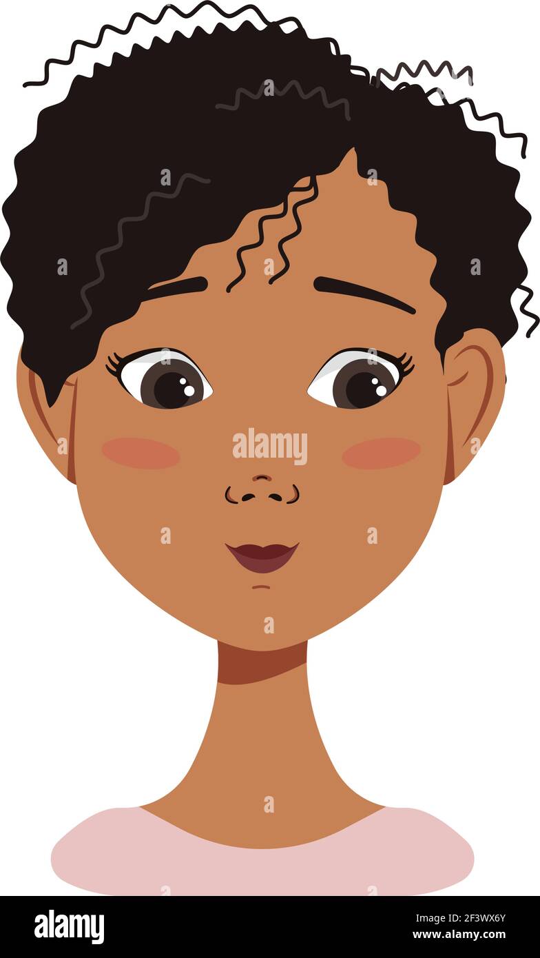 Beautiful woman different facial Cut Out Stock Images & Pictures - Alamy