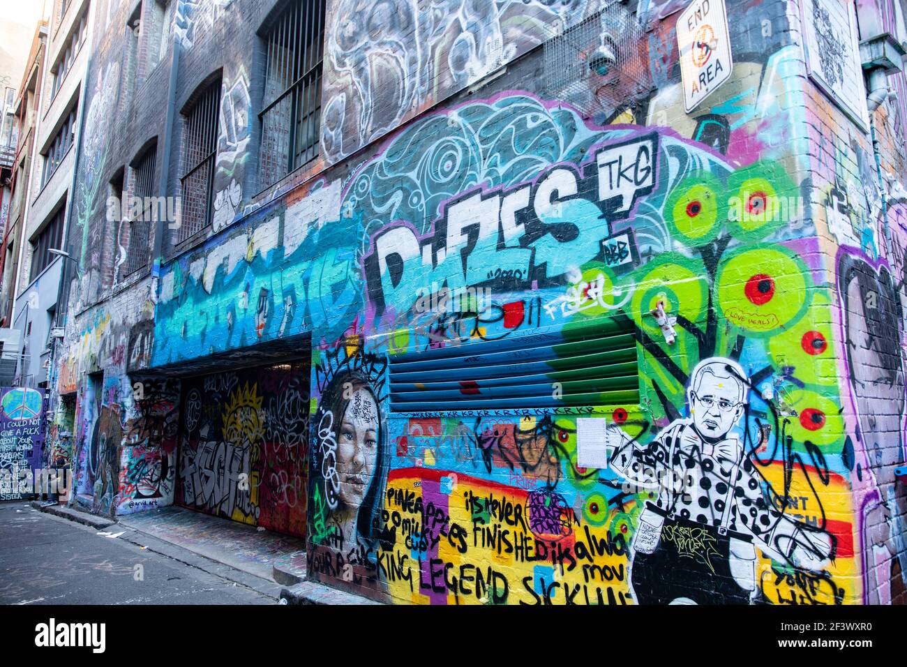 Hosier Lane Melbourne, street art and graffiti in the famous Hosier ...