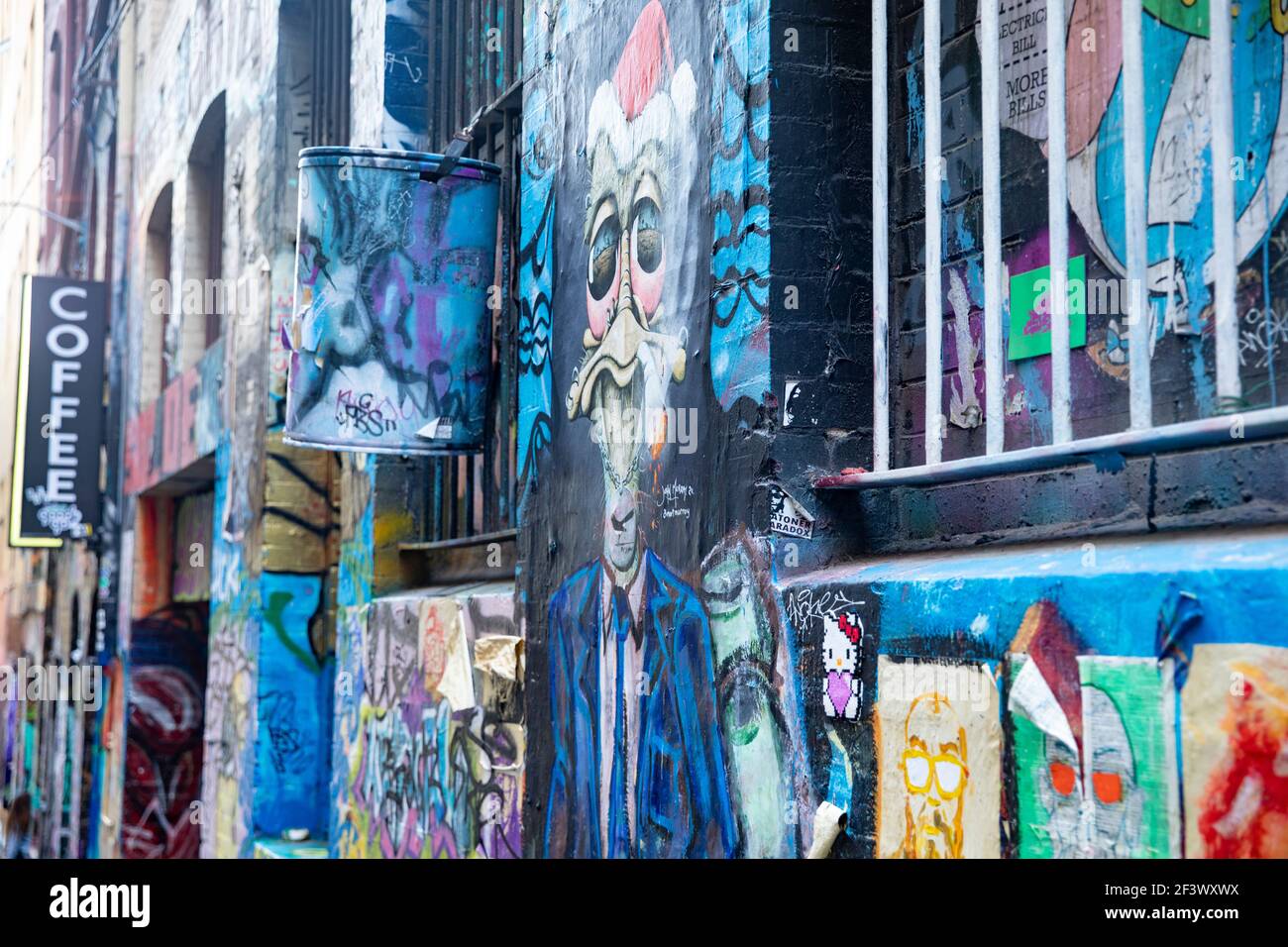 Hosier Lane Melbourne, street art and graffiti in the famous Hosier ...