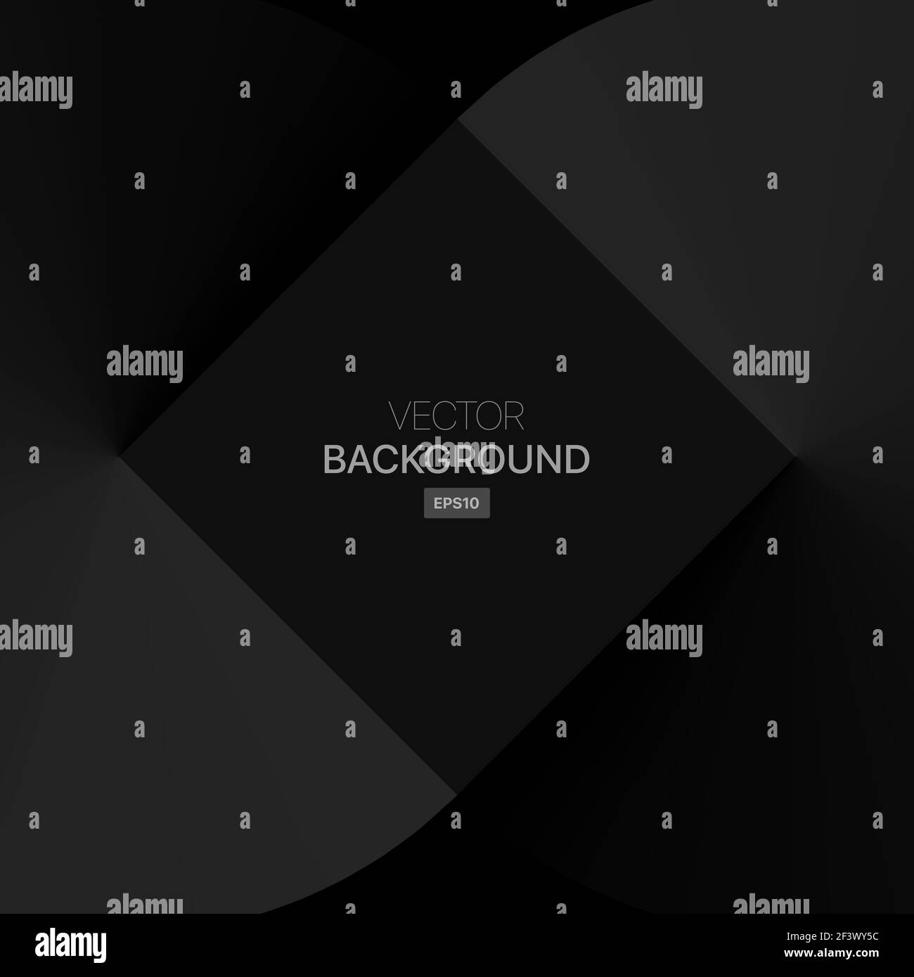 Dark Square Abstract Rectangle Geometric Background. Vector ...