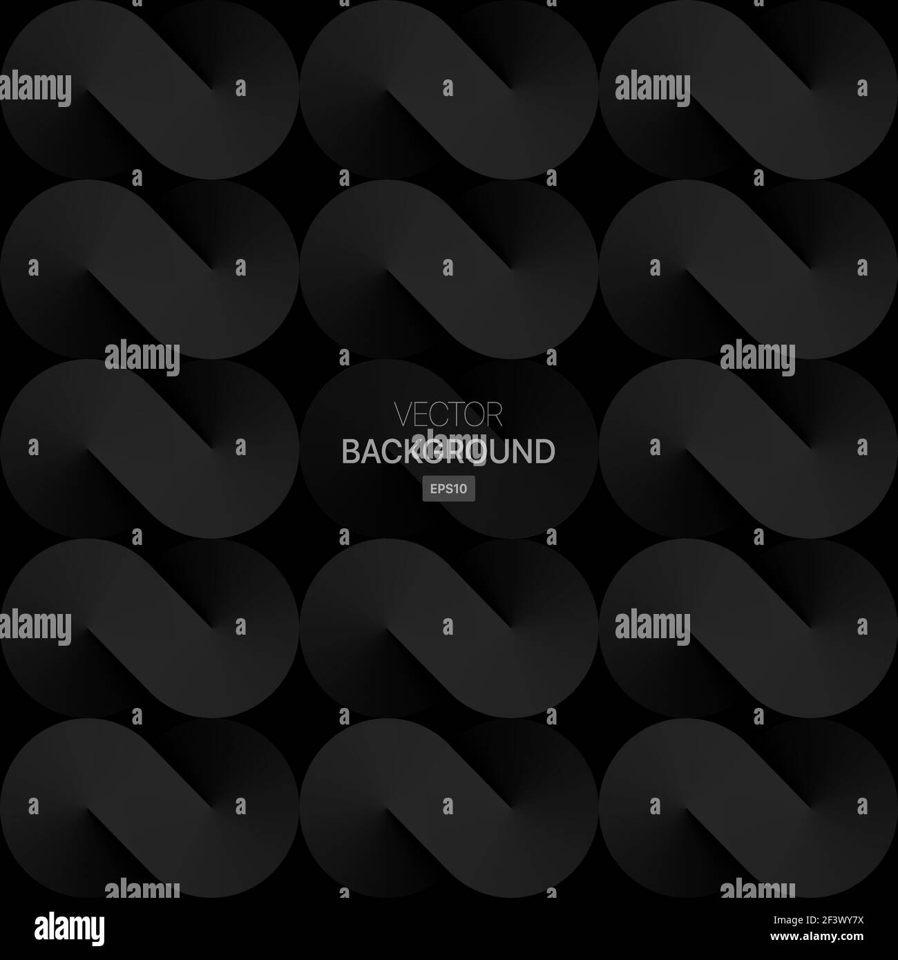 Dark Abstract Infinity Geometric Square Background. Vector illustration ...