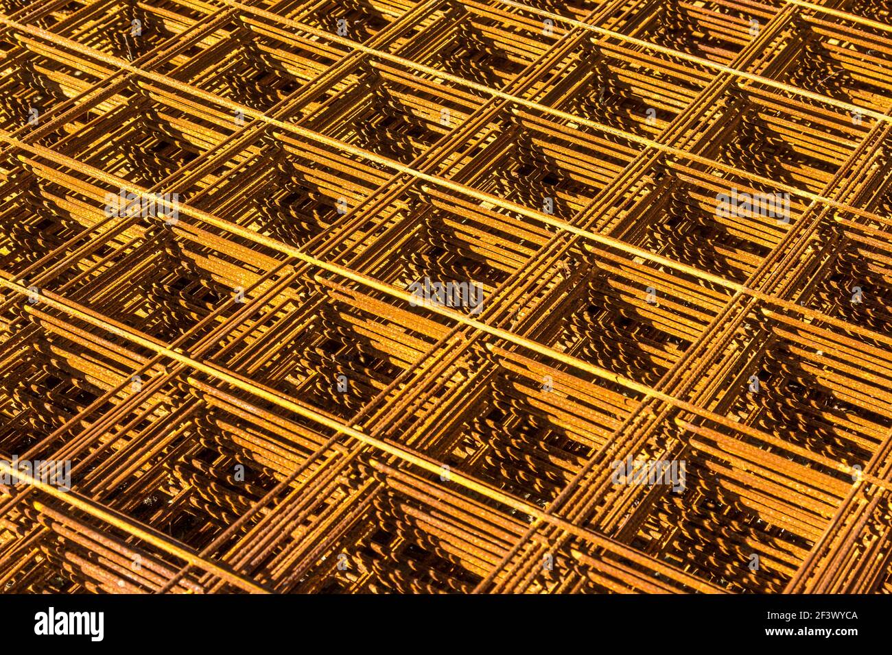 A closeup shot of iron meshes Stock Photo - Alamy