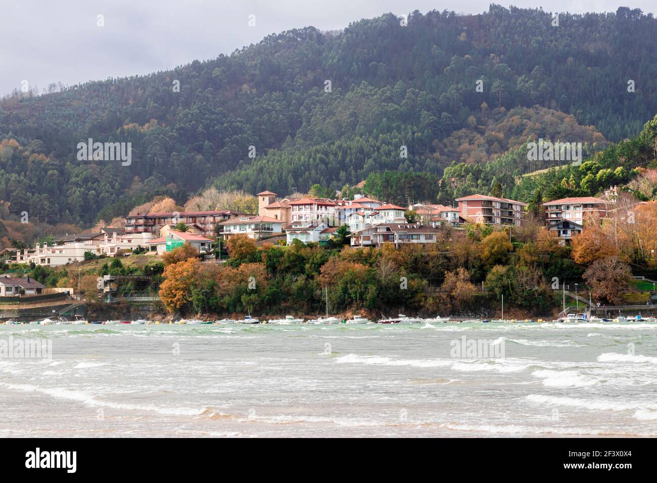 town of mundaka in the province of bizkaia in spain famous for their ...