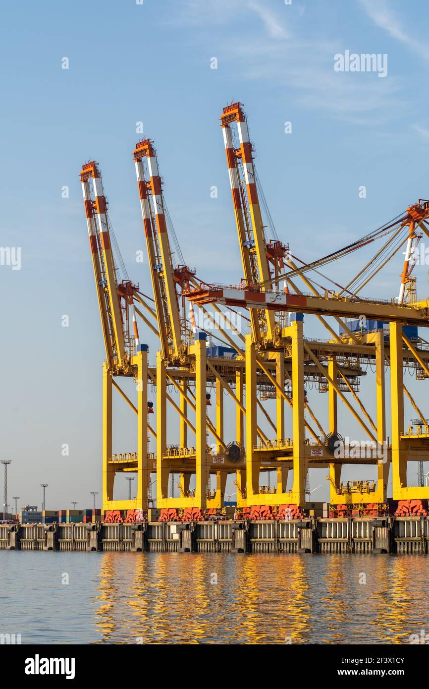 EUROGATE Container Terminal Bremerhaven Stock Photo - Alamy