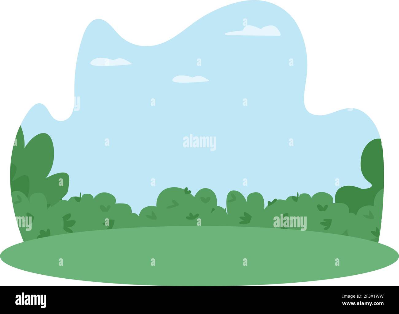 Public park 2D vector web banner, poster Stock Vector Image & Art - Alamy