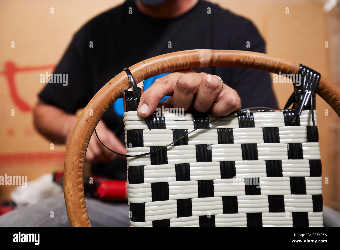 Close up cane weaving chair hi-res stock photography and images - Alamy