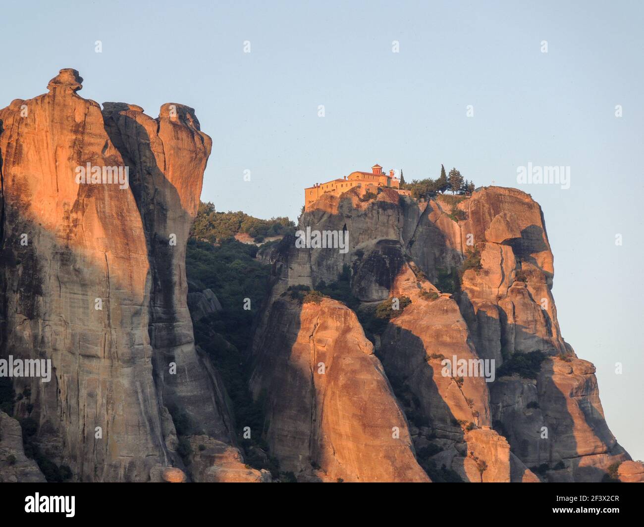Meteora rock top monastery hi-res stock photography and images - Alamy