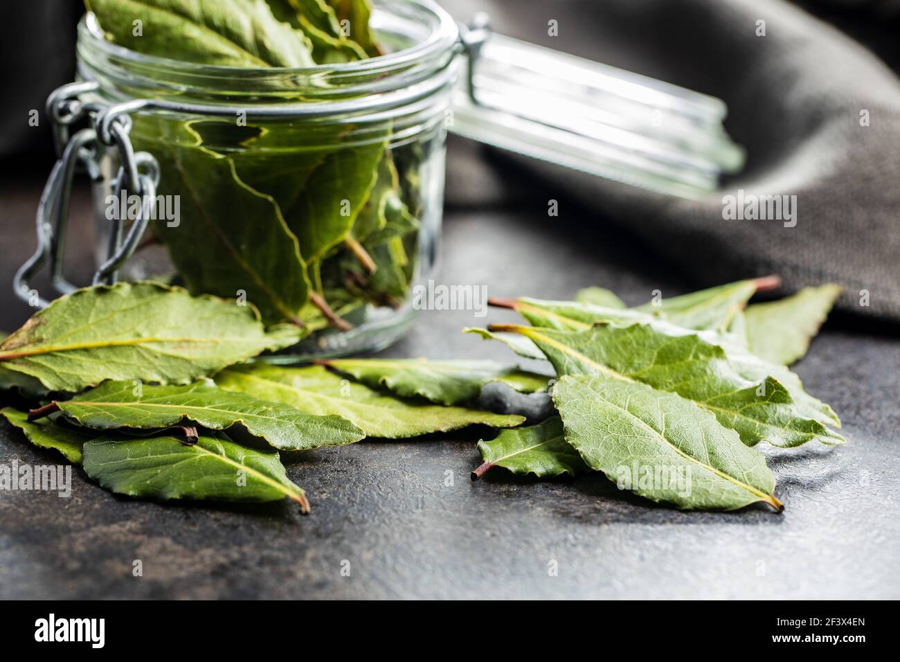 Green bay leaves hi-res stock photography and images - Alamy