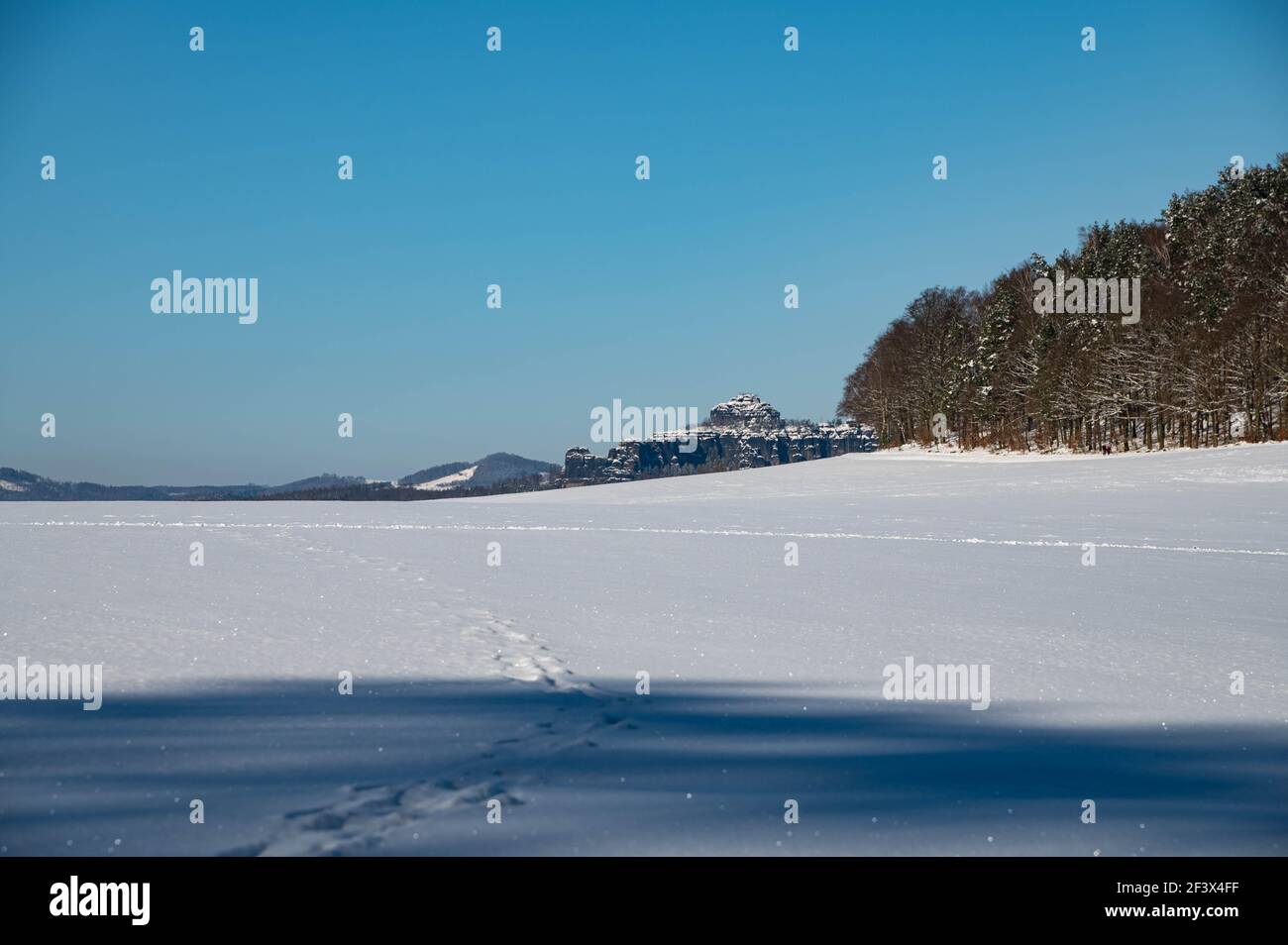 Imperial crown in Saxon Switzerland Stock Photo - Alamy