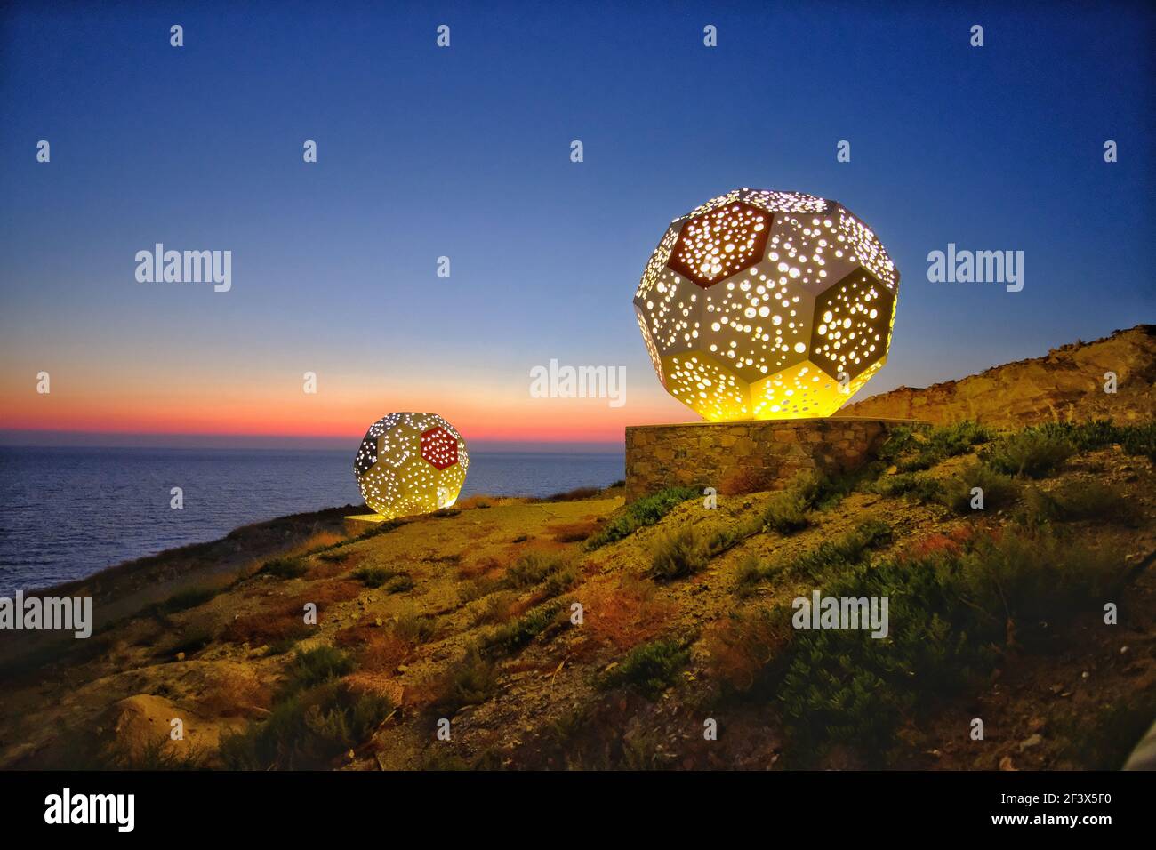 Abstract texture lighting balls in hi-res stock photography and images ...